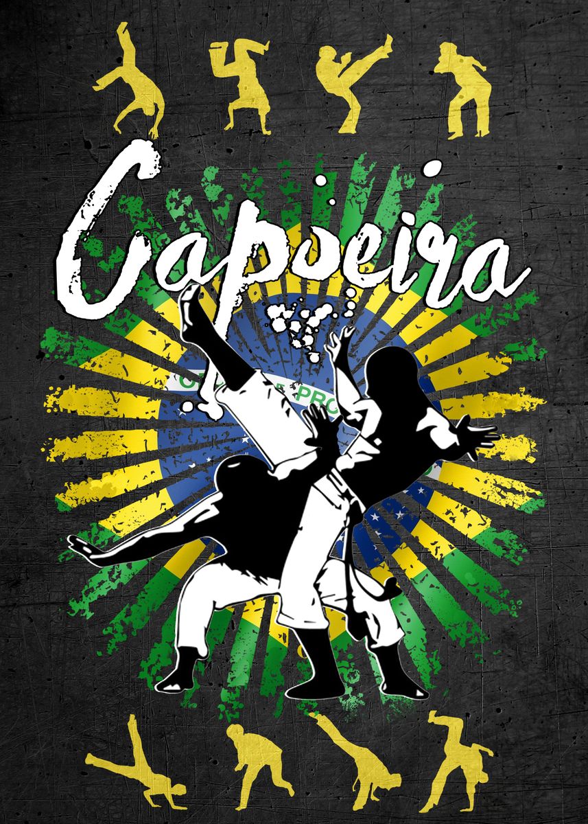 'Capoeira ' Poster, picture, metal print, paint by М Dam | Displate