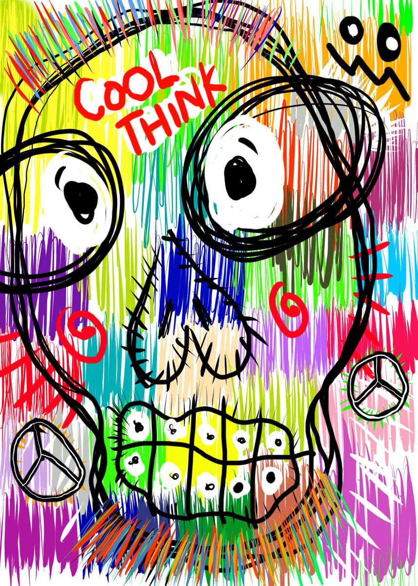 'the cool think' Poster, picture, metal print, paint by Muhammad Anas ...