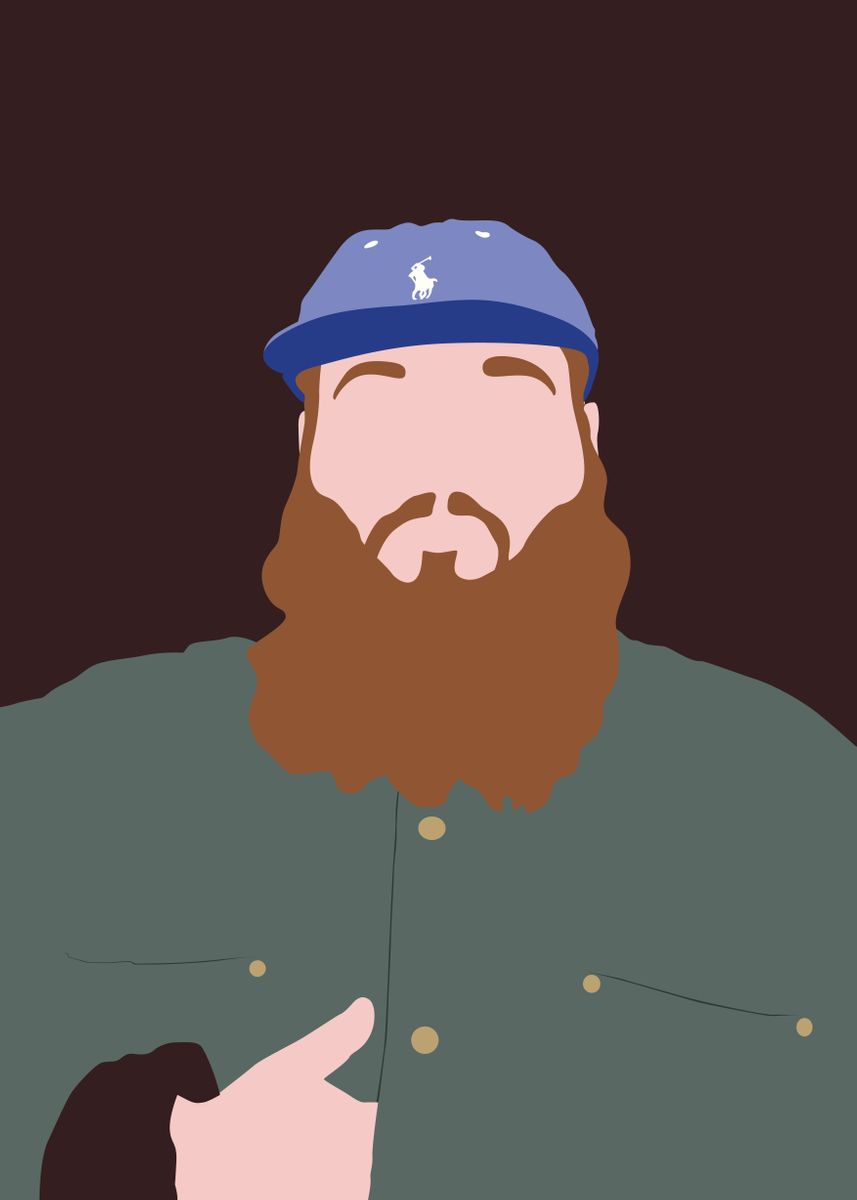 'Action Bronson' Poster, picture, metal print, paint by Richard | Displate