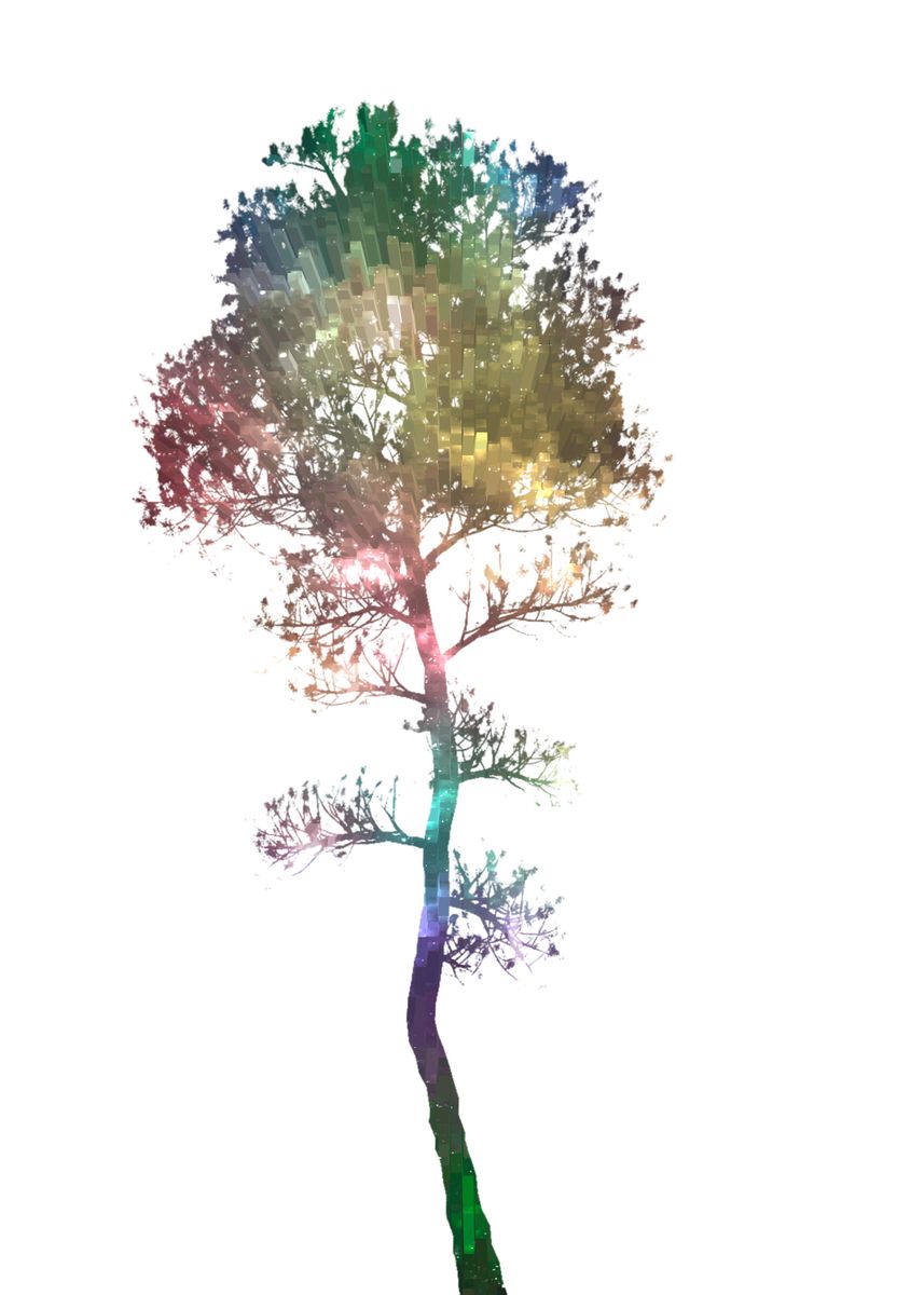 'Abstract tree' Poster, picture, metal print, paint by Oleksandr ...