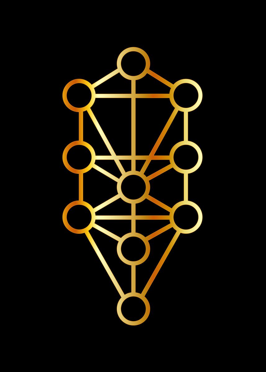 'Tree of Life in gold' Poster, picture, metal print, paint by Shawlin I ...