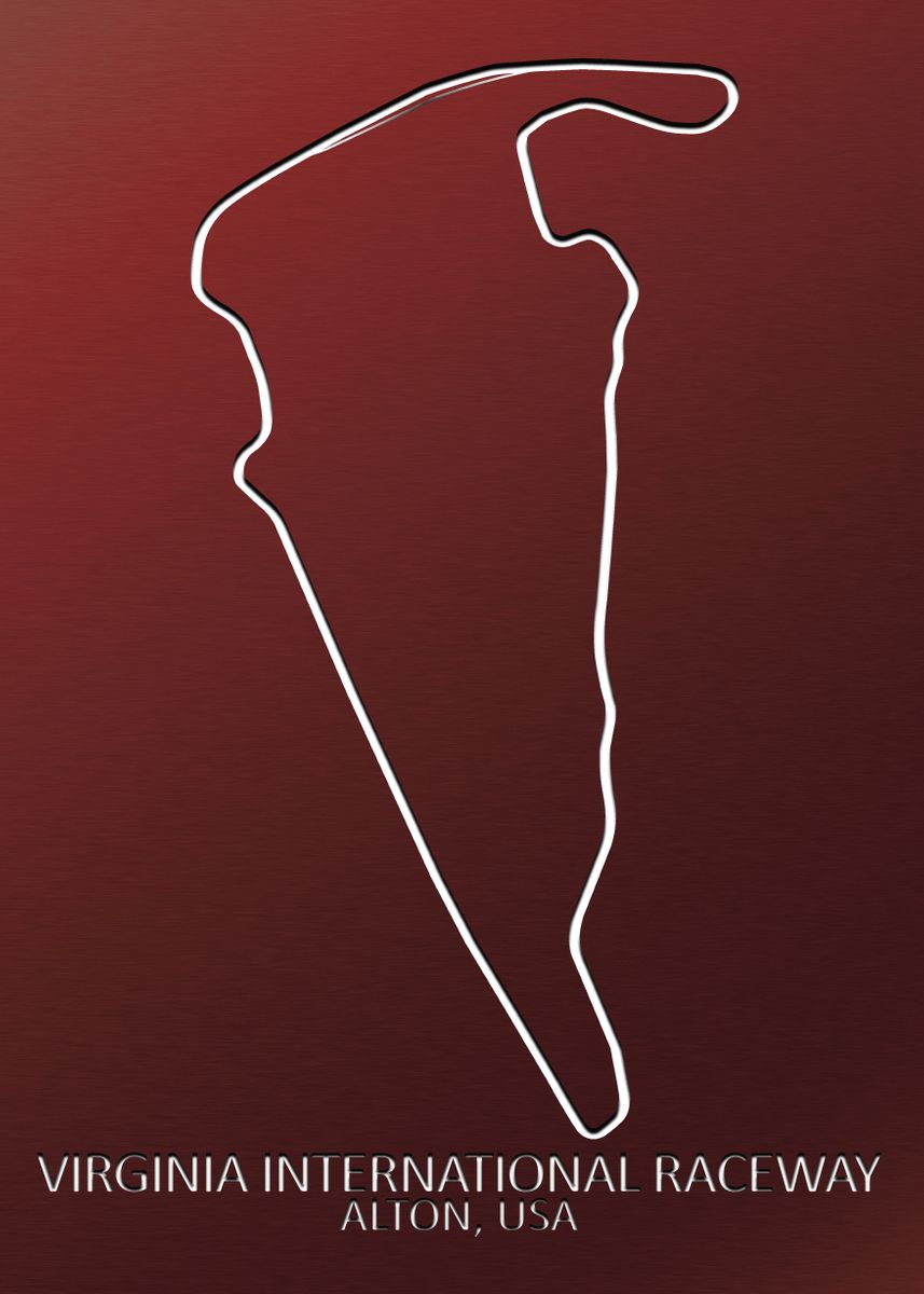 'Virginia International Rac' Poster, picture, metal print, paint by ...