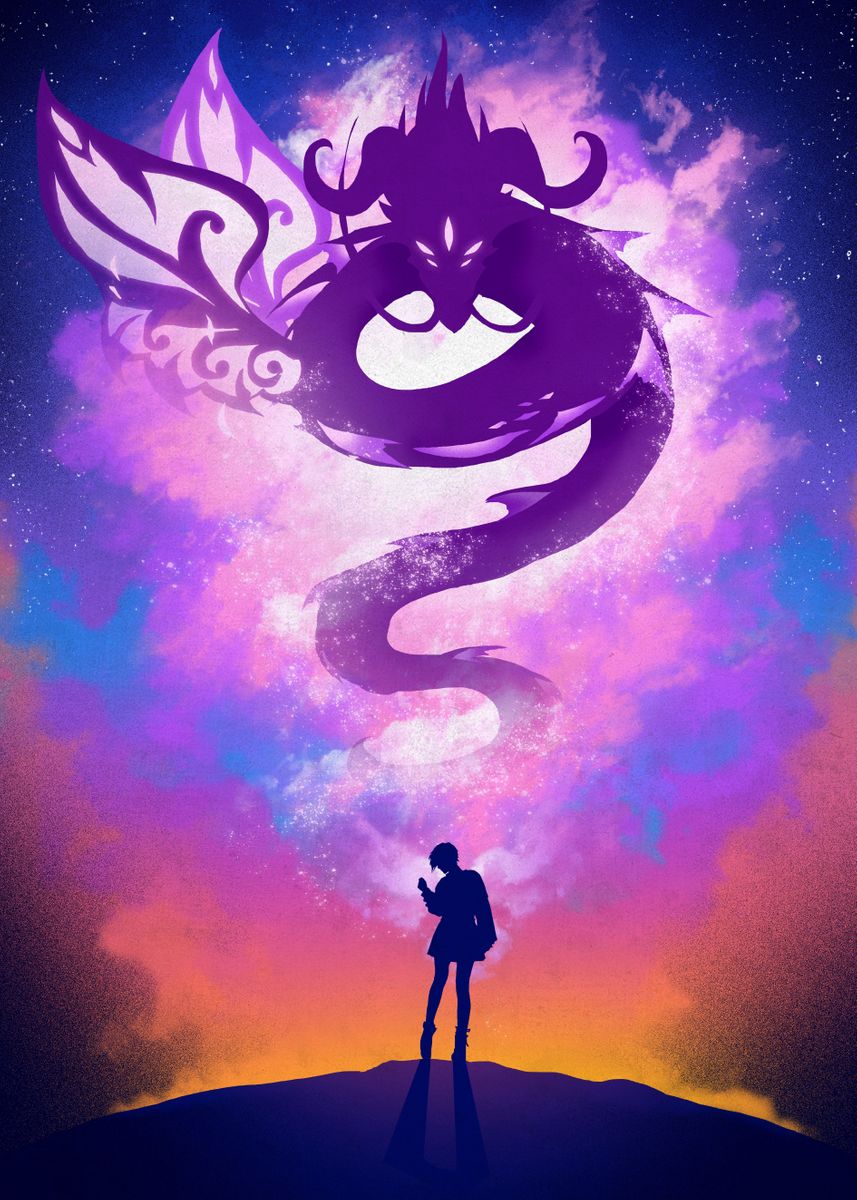 'Dragon ' Poster, picture, metal print, paint by Zayuri Shop | Displate