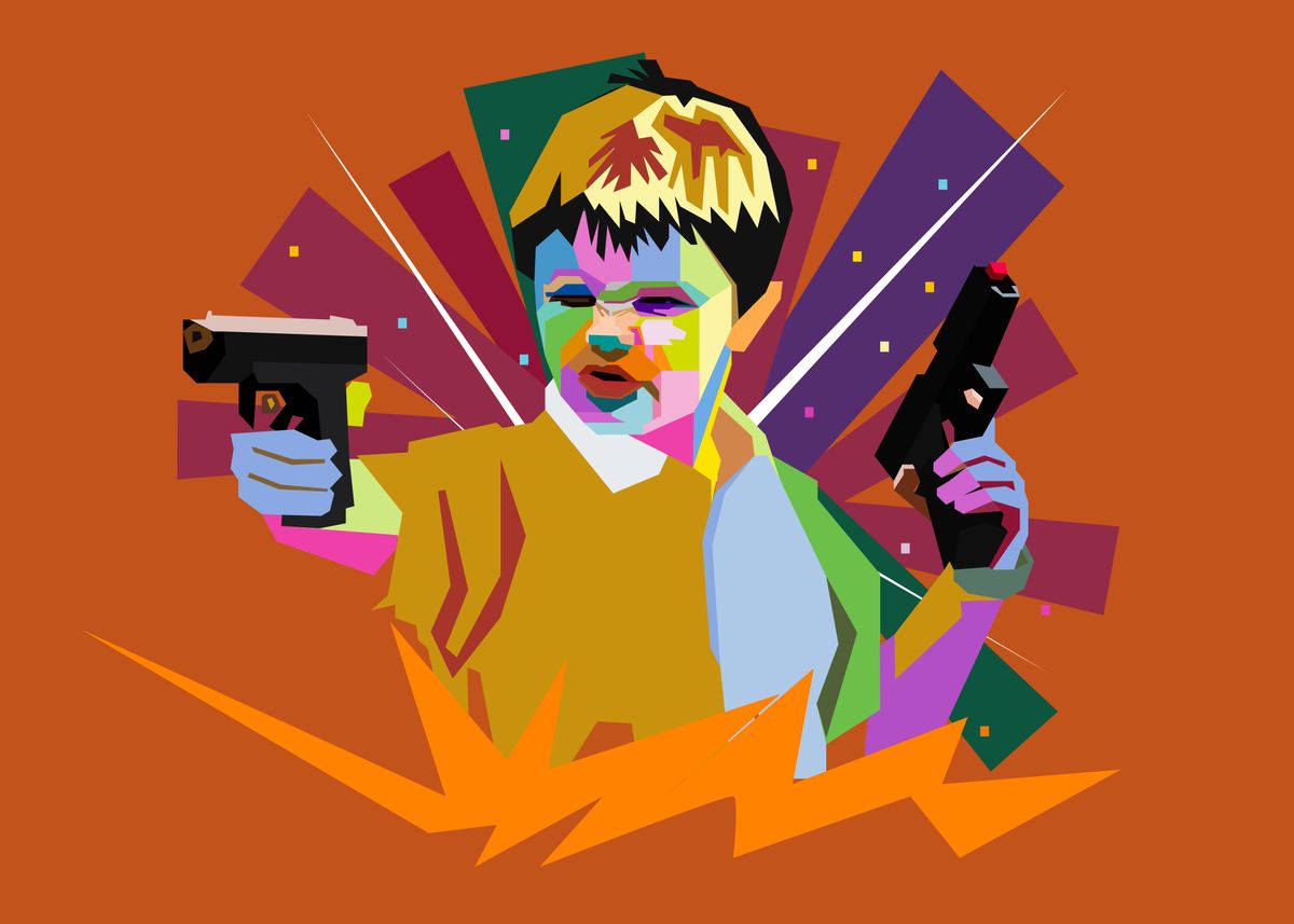 'Children with gun' Poster by dadi herdiansyah | Displate