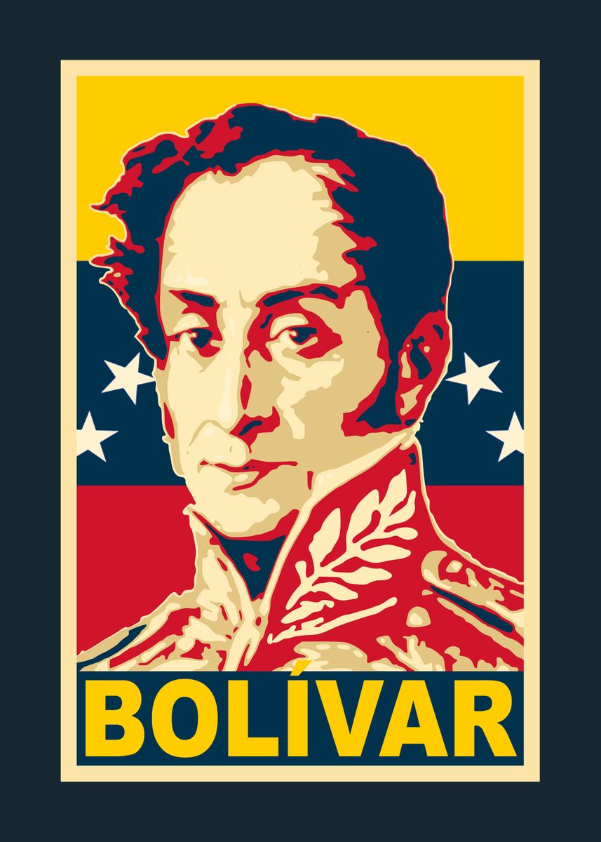 'Simon Bolivar' Poster by Filip Hellman | Displate