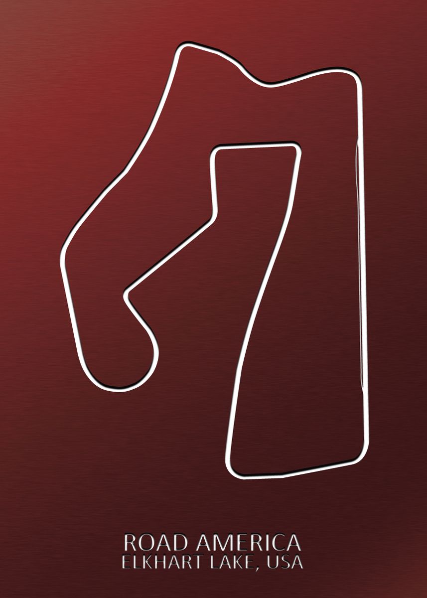 'Road America' Poster by City Map Art Prints | Displate