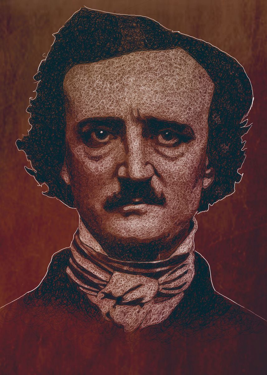 'Poe' Poster, picture, metal print, paint by Lillix Art | Displate