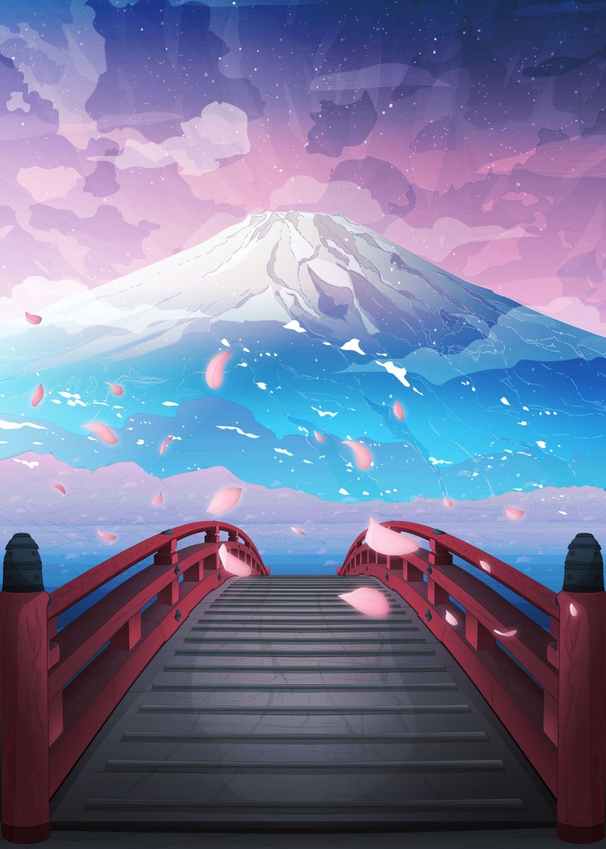 'Cold summer nights' Poster, picture, metal print, paint by Noel delMar ...