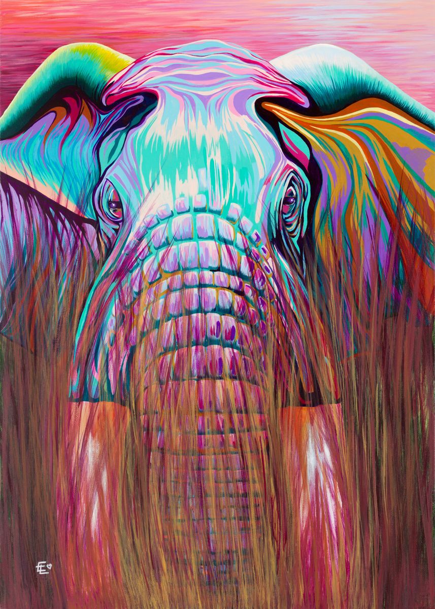 'The Colour of Wisdom' Poster, picture, metal print, paint by Emma ...