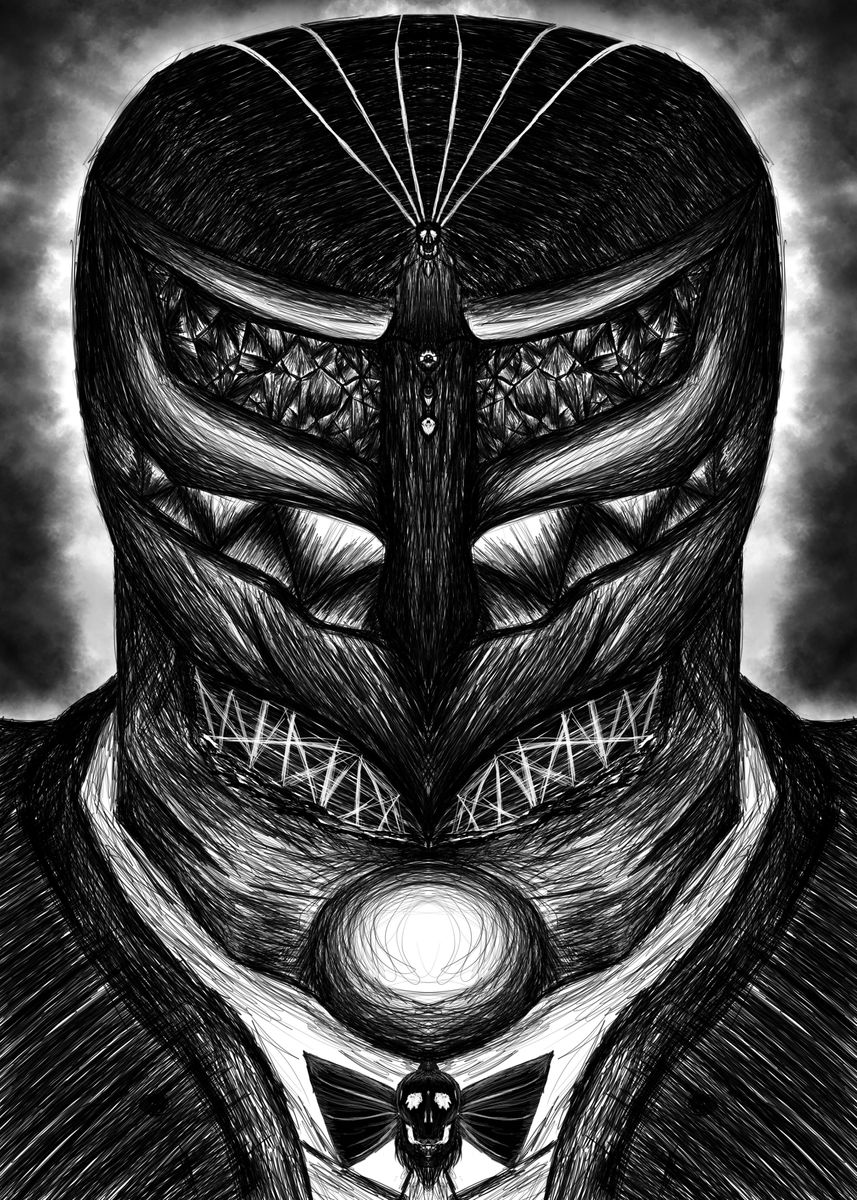 'The incredible villain' Poster, picture, metal print, paint by Abdalla ...