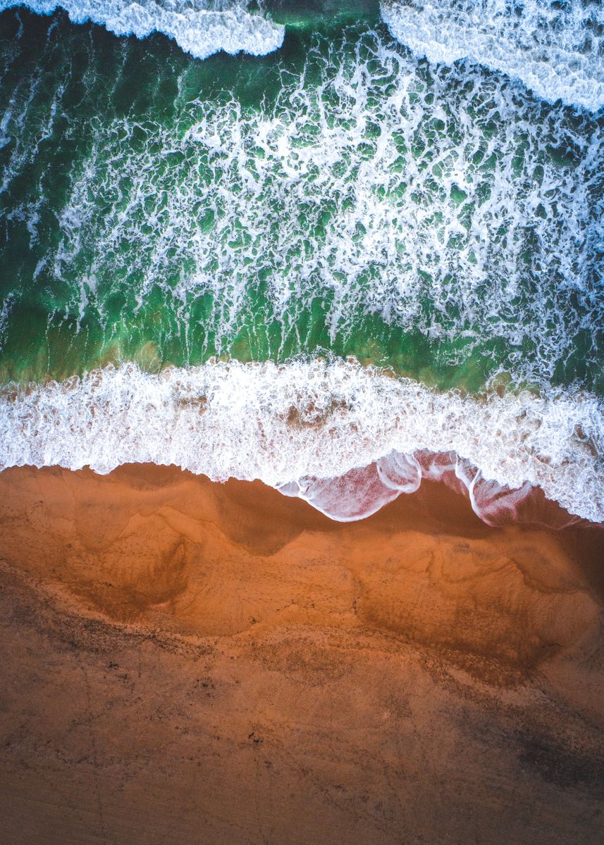 'Crashing Waves' Poster, picture, metal print, paint by Nick Rizzo ...