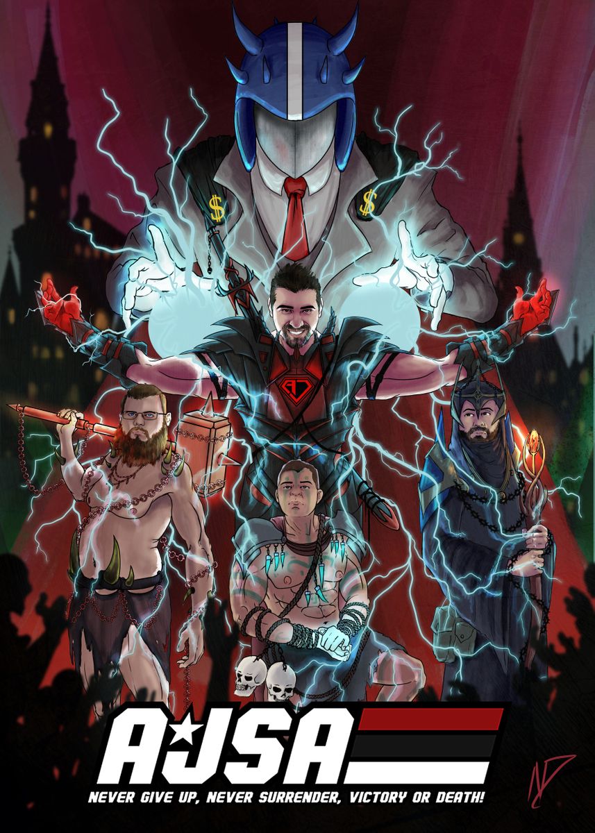 'Fantasy Themed AJSA' Poster, picture, metal print, paint by ...