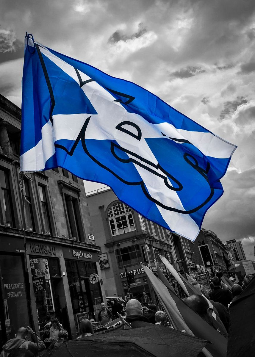 'Yes Scotland' Poster, picture, metal print, paint by Stoobie | Displate