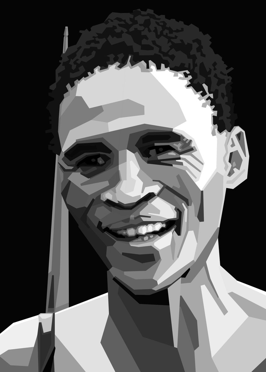 'Nixau' Poster, picture, metal print, paint by Ef Fadli | Displate