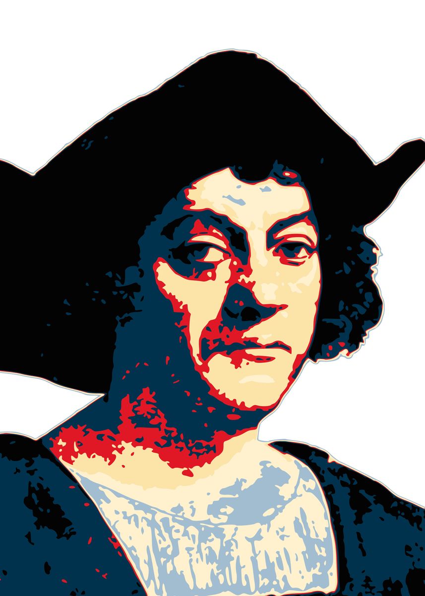 'Christopher Columbus' Poster, picture, metal print, paint by Filip ...