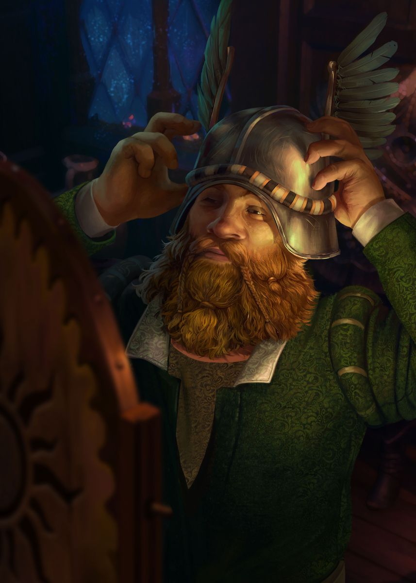 'Caezar Bilzen' Poster, picture, metal print, paint by GWENT | Displate