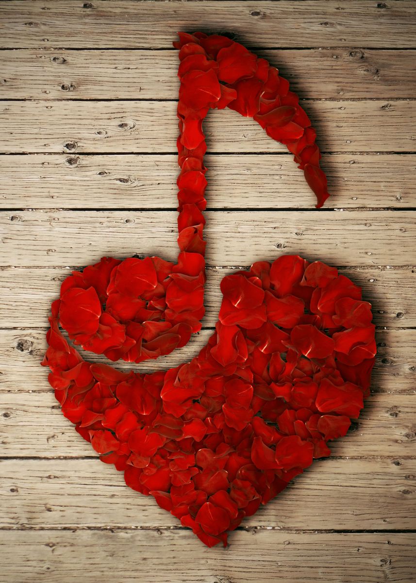 'Love Music' Poster, picture, metal print, paint by PsychoShadow | Displate