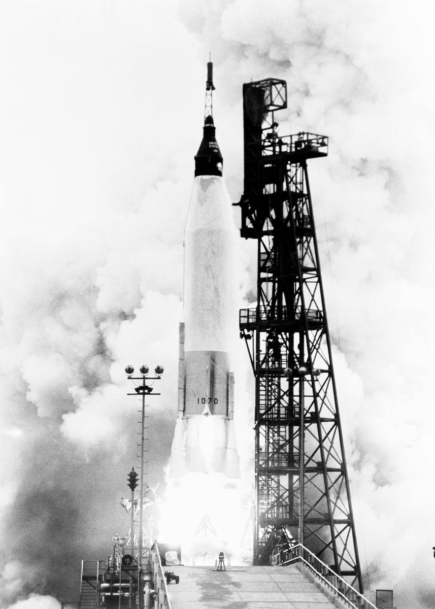 'NASA' Poster, picture, metal print, paint by This Is Earth | Displate