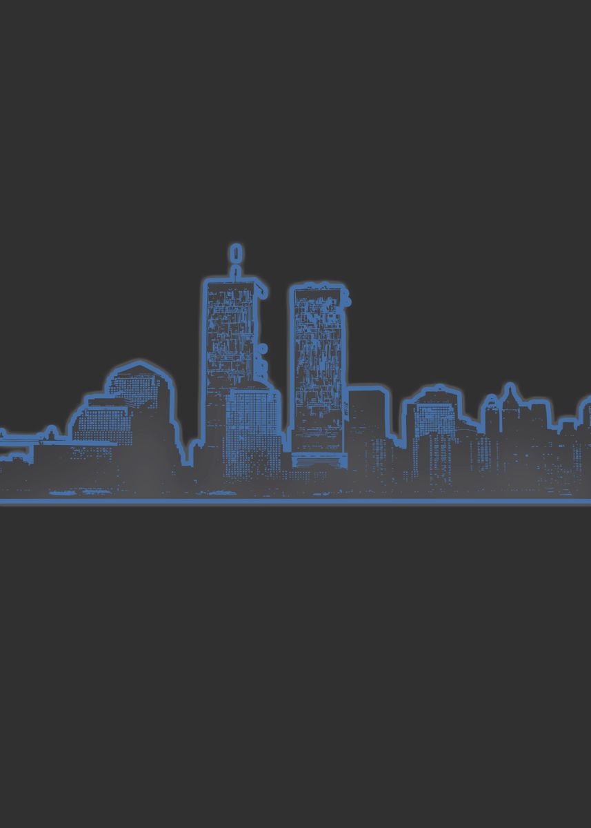 'Abstract city' Poster by Oleksandr Kovalov | Displate