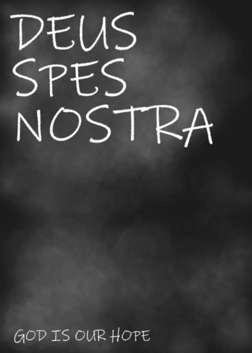 'God Is Our Hope' Poster by Josh B | Displate