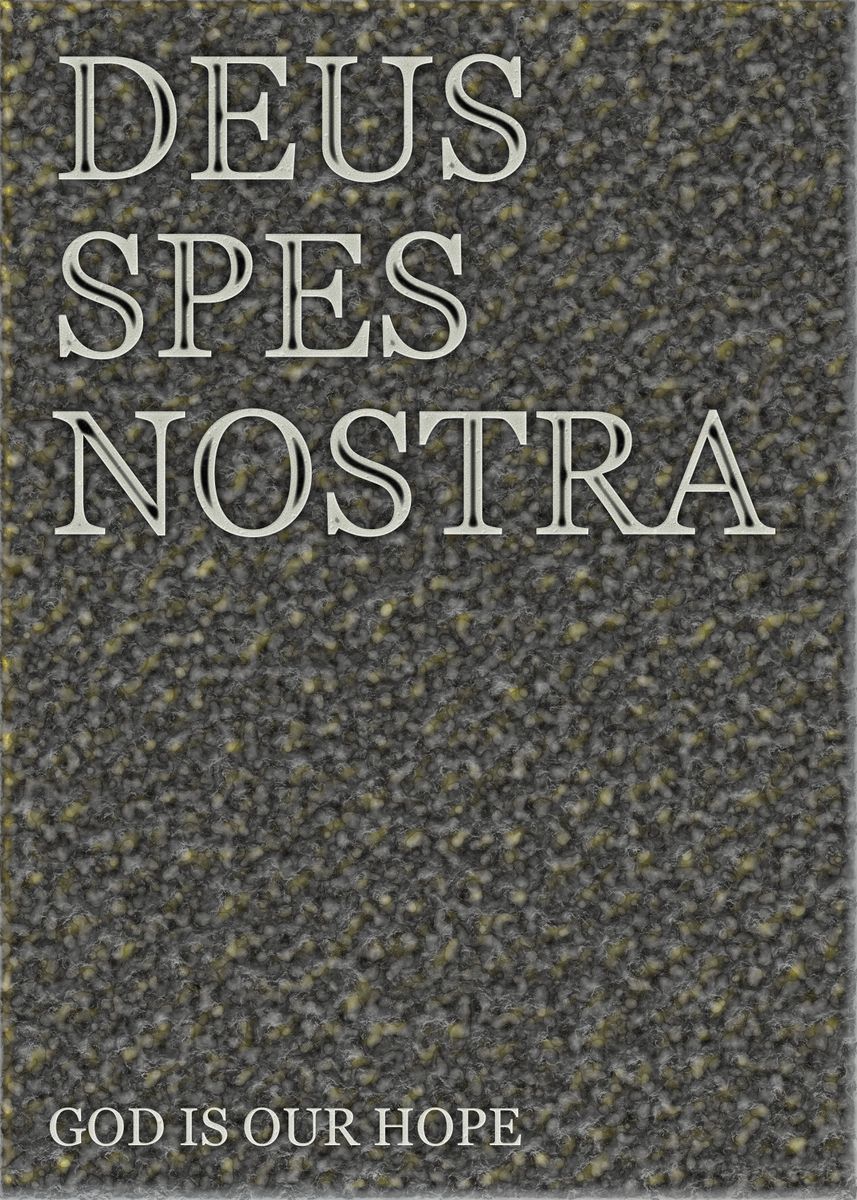 'God Is Our Hope' Poster by Josh B | Displate