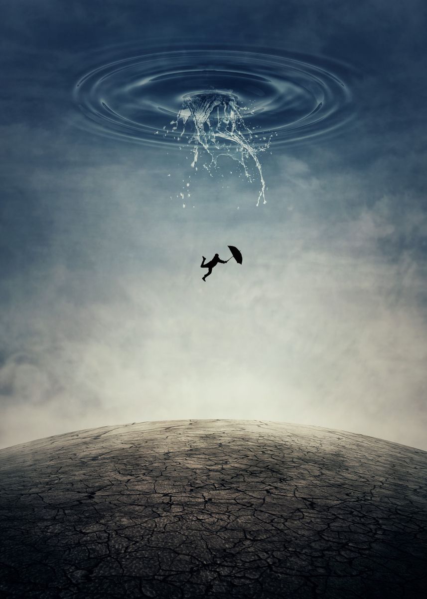 'fallen from the sky' Poster by PsychoShadow | Displate