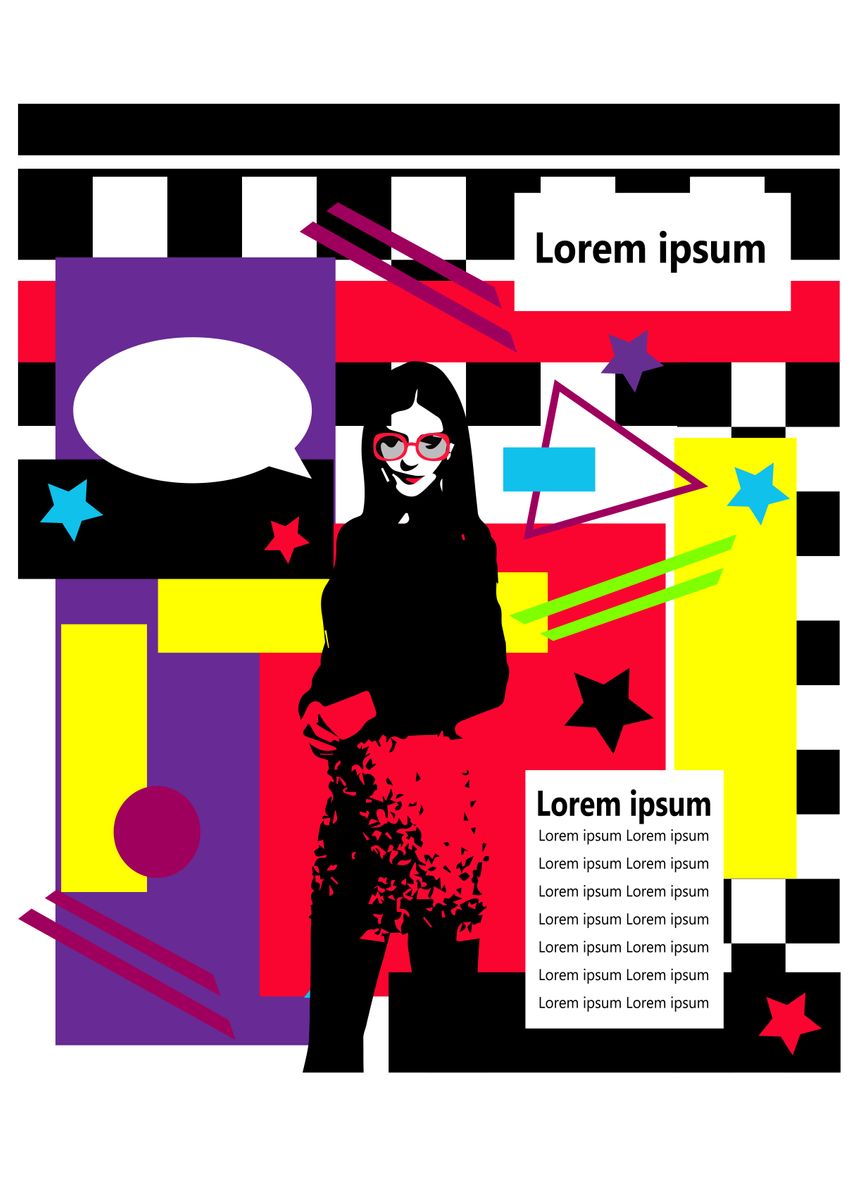 'Business people background' Poster by Tea Brncic | Displate