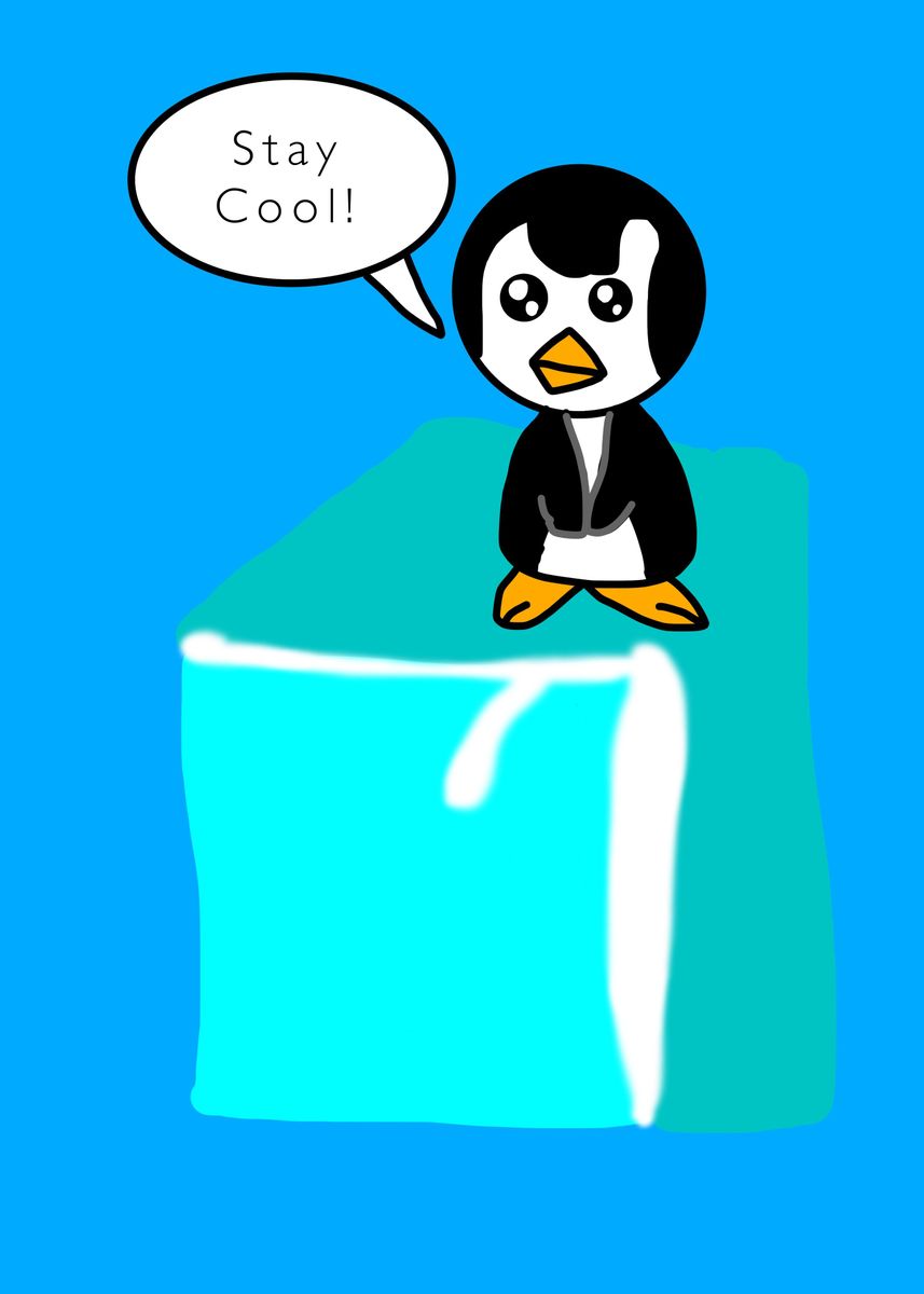 'Stay cool' Poster by Cathryn Paulus | Displate