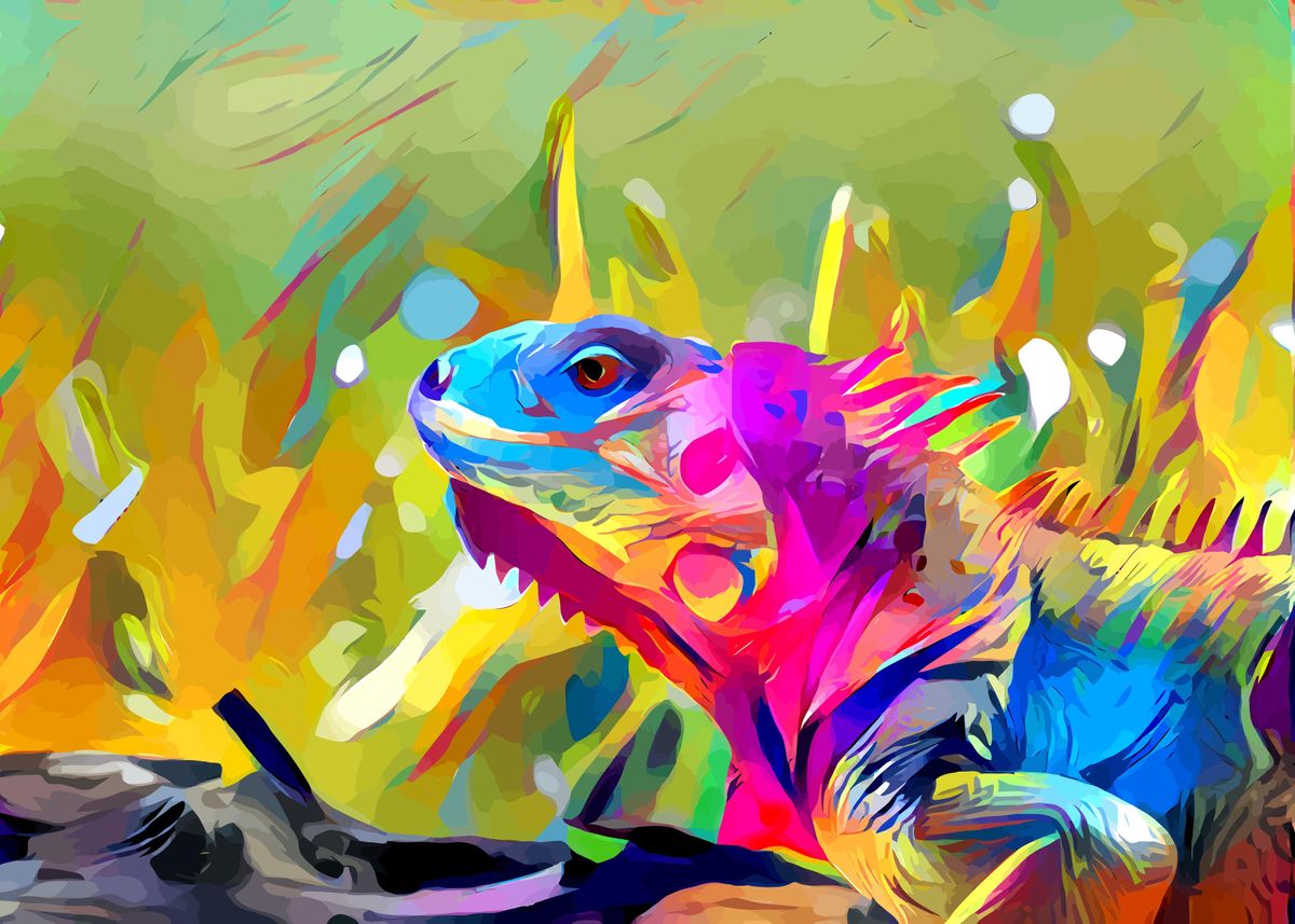 'Lizard' Poster by Whoisangulo | Displate