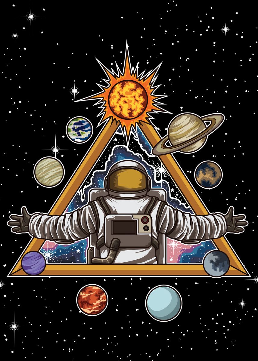 'Spiritual Astronaut' Poster by Anziehend | Displate