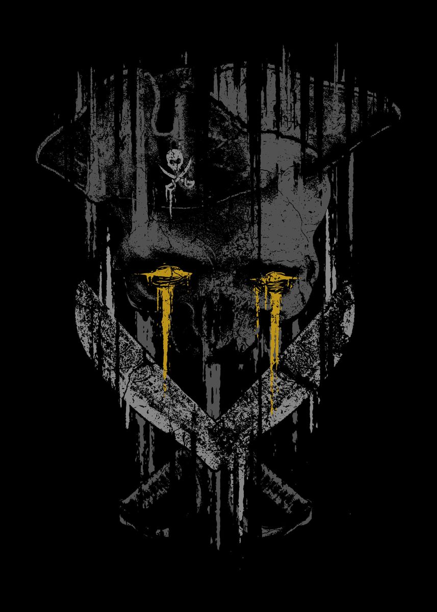 'Pirate Rust' Poster, picture, metal print, paint by Quilimo Studio ...