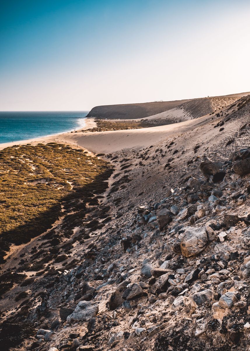 'Dunes' Poster, picture, metal print, paint by Adam Stolarczyk | Displate