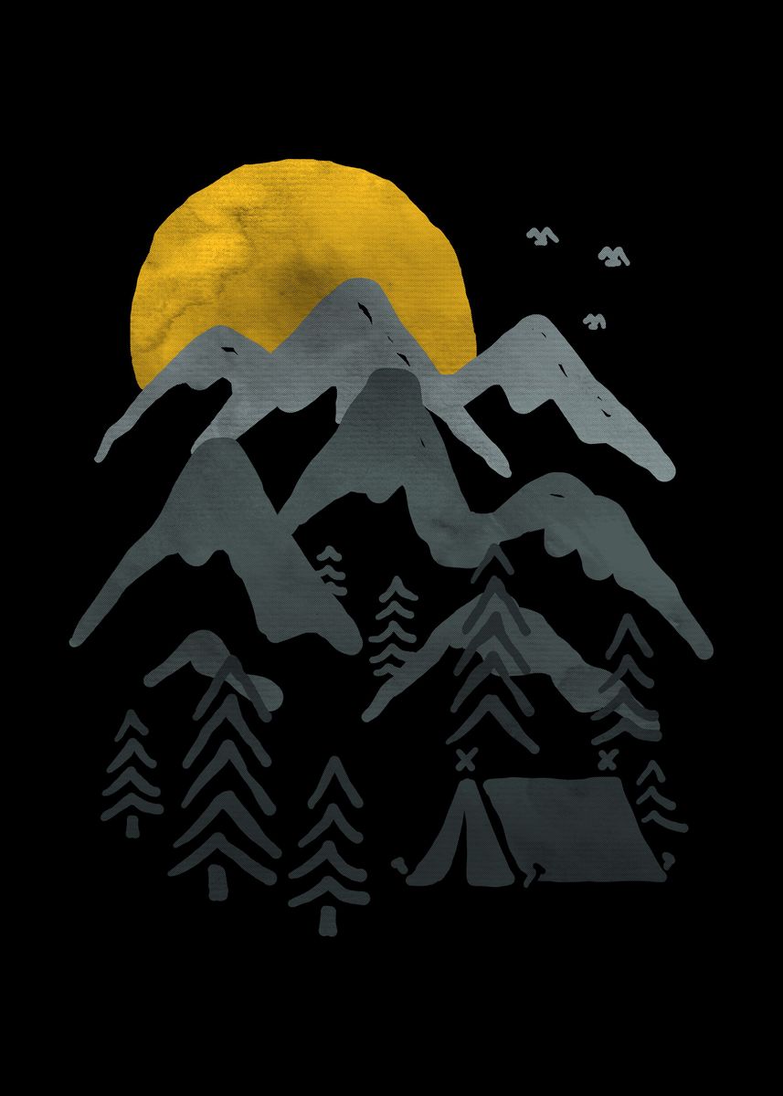 'Roam' Poster, picture, metal print, paint by Quilimo Studio | Displate