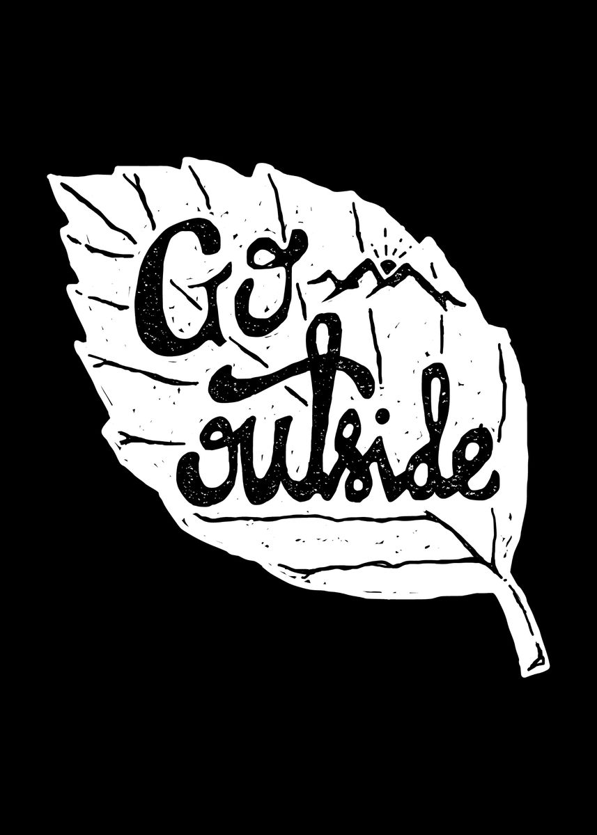 'go Outdoor' Poster, picture, metal print, paint by Quilimo Studio ...