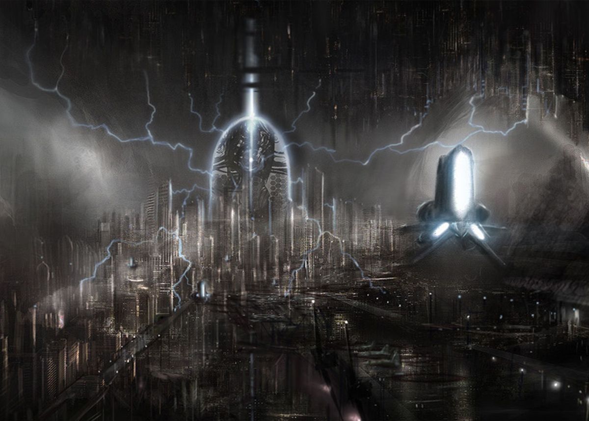 'The City Matrix' Poster by Zee | Displate