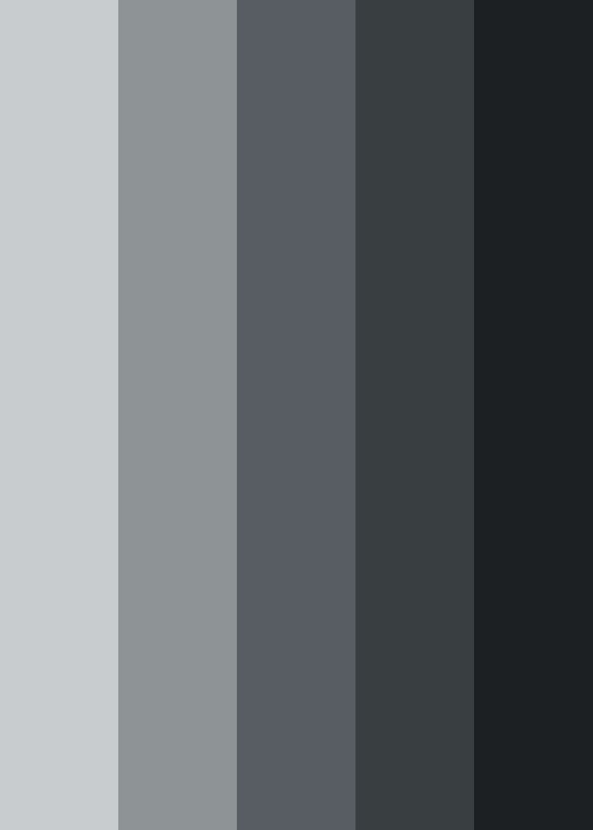 'Perfect Gradient Gray' Poster, picture, metal print, paint by ...