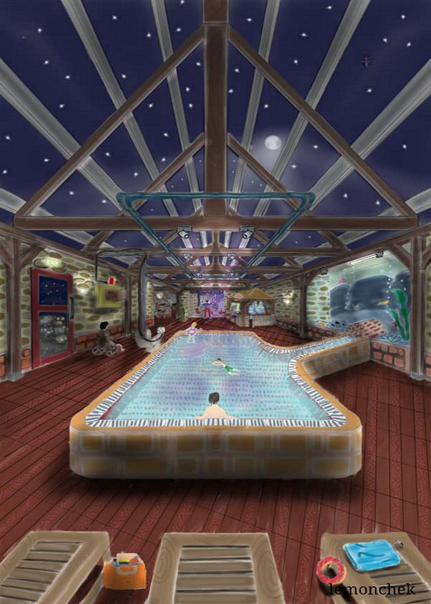 'Waterpool' Poster by Art by Stjepan M | Displate