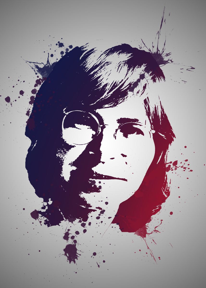 'john denver' Poster, picture, metal print, paint by Rian setiadi ...