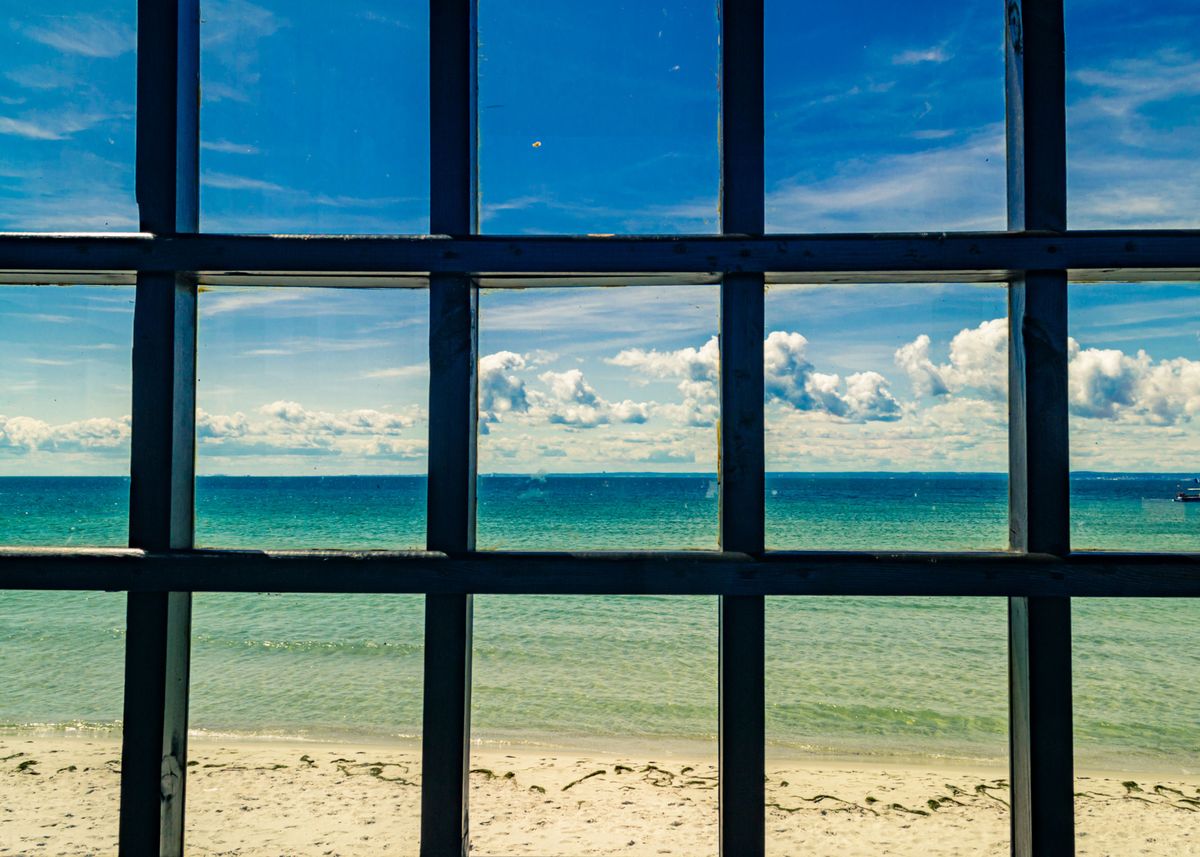 'Sea Squares' Poster by Maksym Kapliuk | Displate