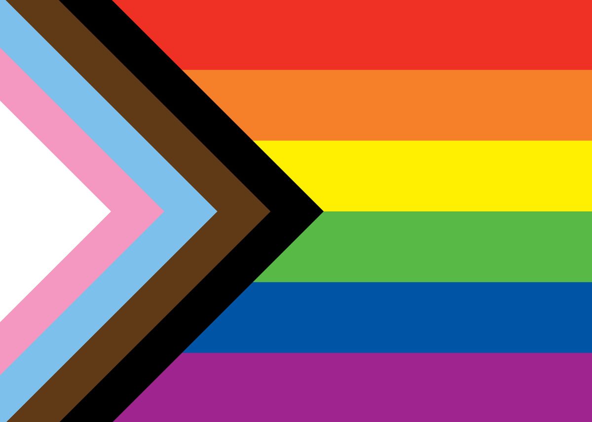 'Progress Pride Flag' Poster by Daniel Quasar | Displate