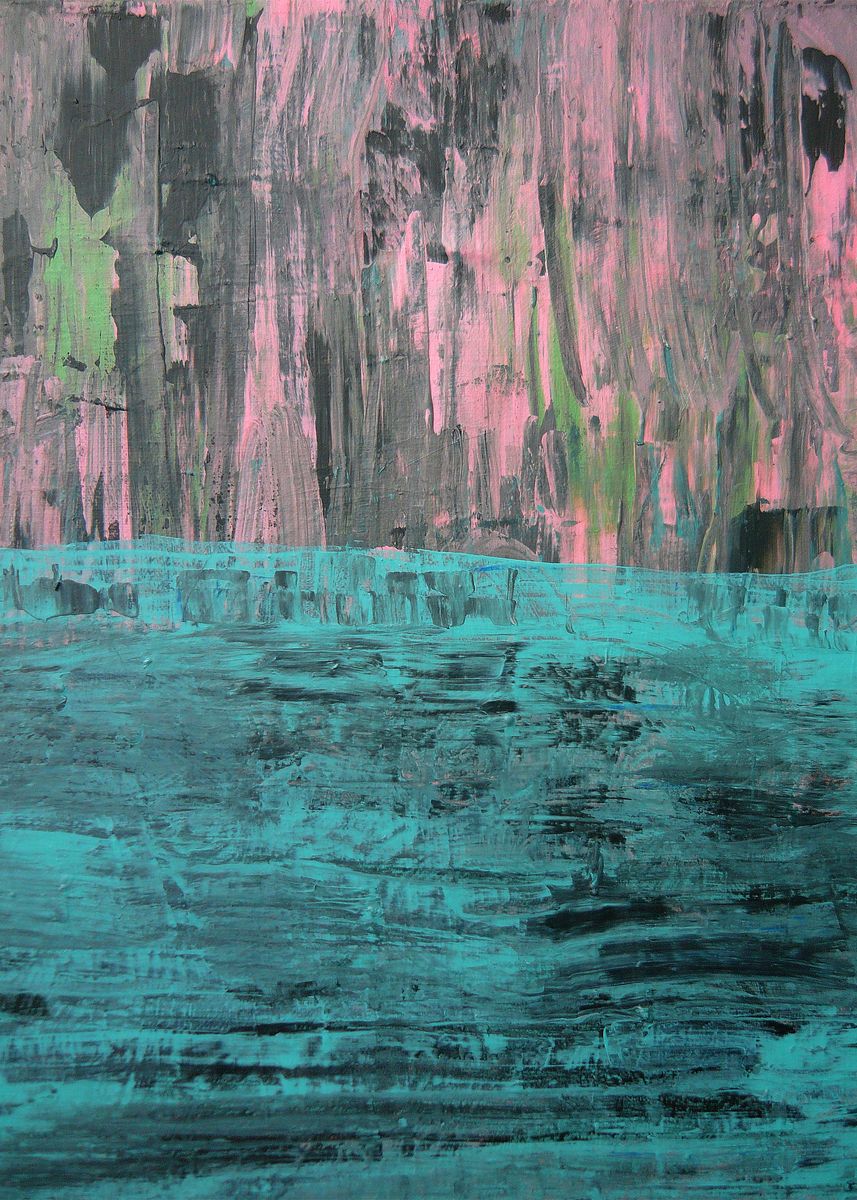 'Amuk 4 ' Poster, picture, metal print, paint by Arya | Displate