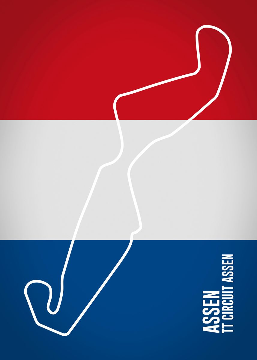 'TT Circuit Assen' Poster by Pencil Case | Displate