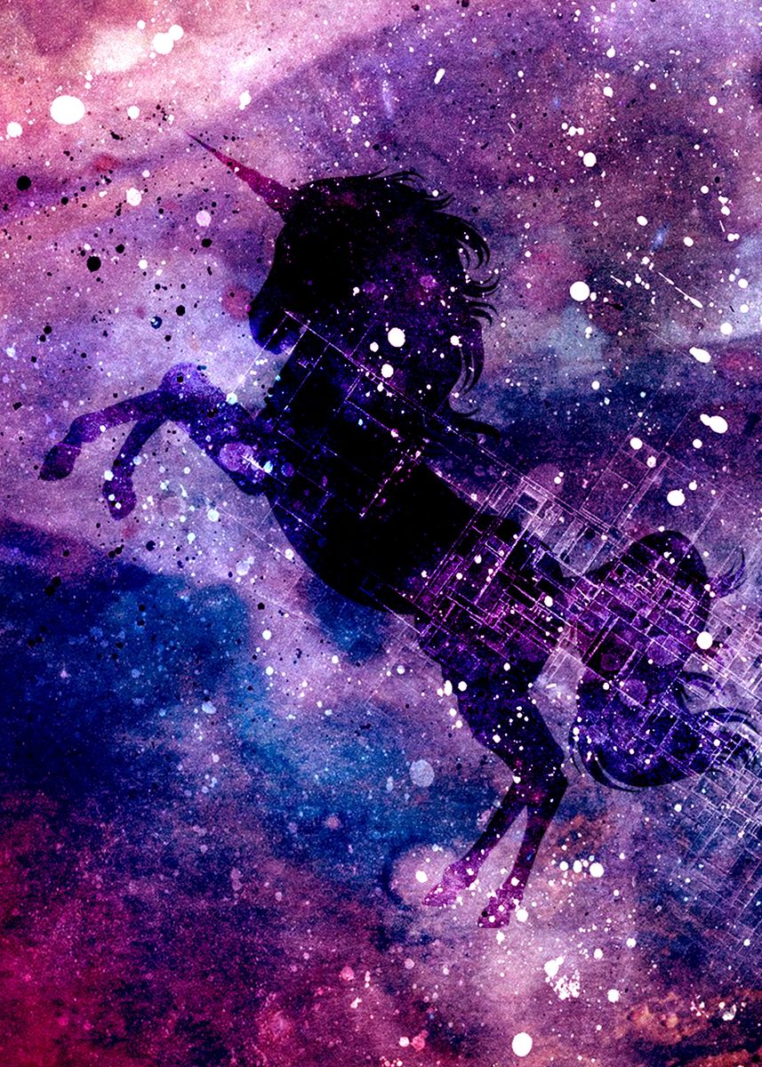 'Shadow of a unicorn' Poster by budi yanto | Displate