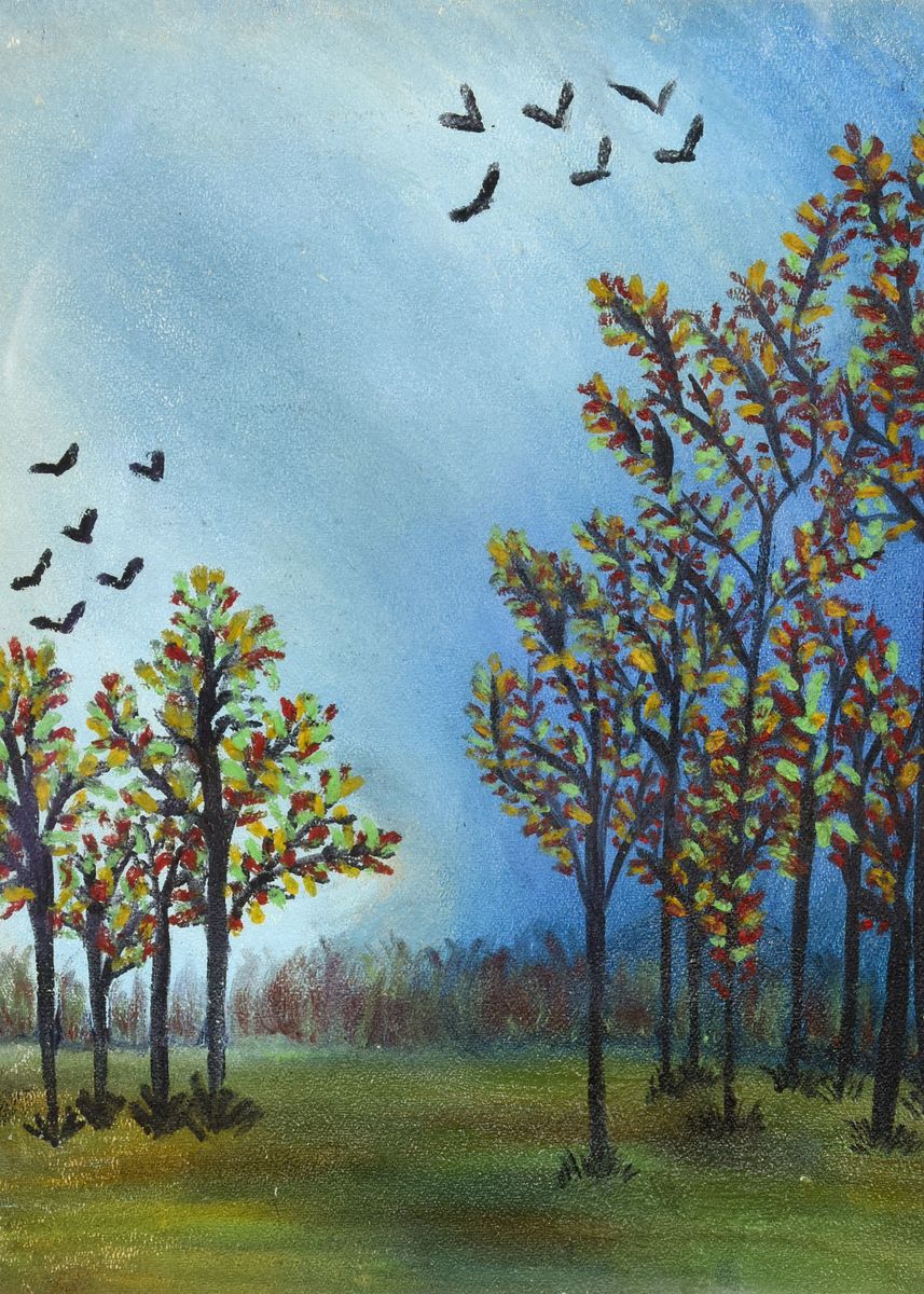 'nature' Poster, picture, metal print, paint by Itqa Sohail | Displate