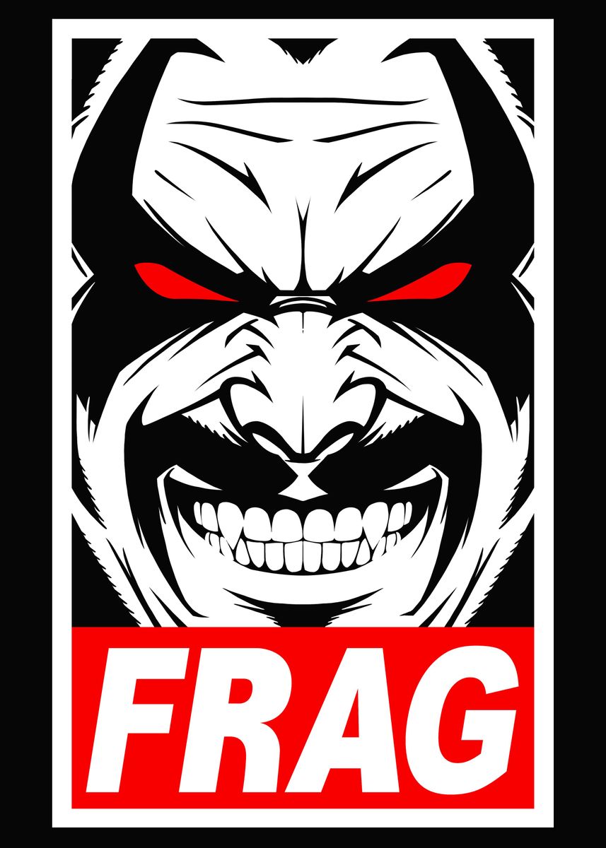'Frag' Poster, picture, metal print, paint by Getsousa Graphics in ...
