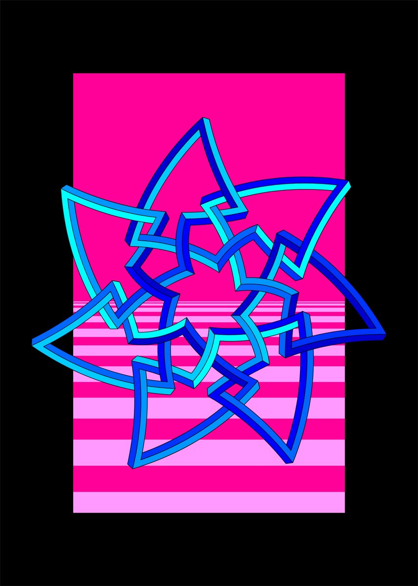 'The Serenity of Seven' Poster by Zahlokniir | Displate