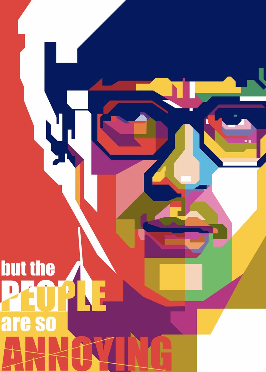 'Graham Coxon' Poster, picture, metal print, paint by Fajar Gunawan ...