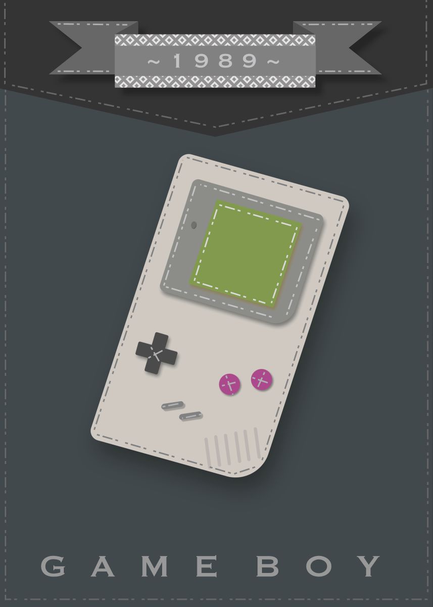 'Game Boy Classic' Poster by Paulina Szyszka | Displate