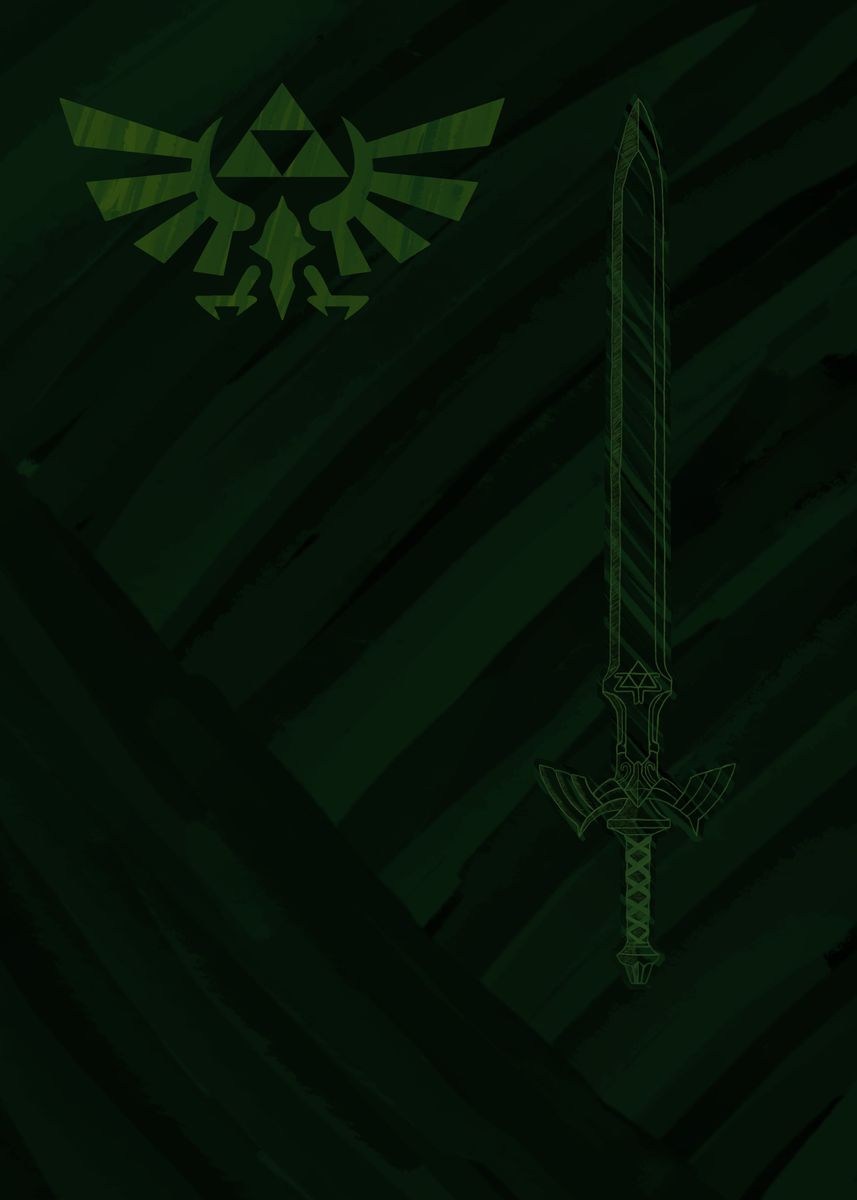 'Master Sword' Poster, picture, metal print, paint by Andreas Asenbauer ...