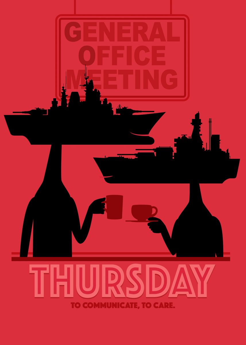 'Thursday ' Poster, picture, metal print, paint by lesayina | Displate